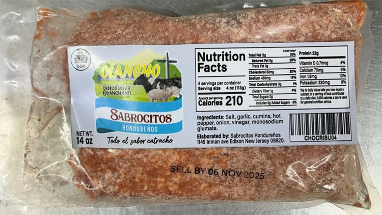 About 32,000 pounds of meat recalled because it wasn’t inspected