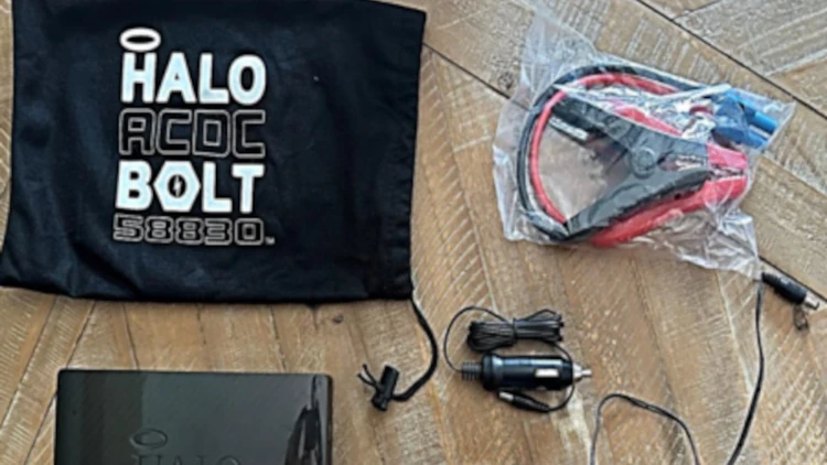 Safety Warning: HALO Bolt AC-DC charger