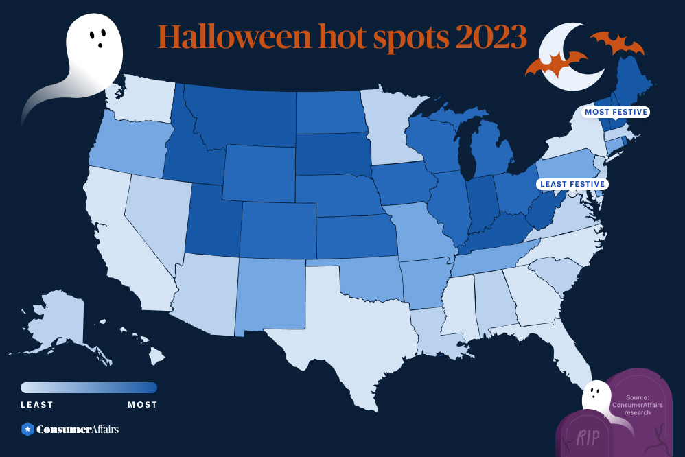 Best States for Halloween 2025 | ConsumerAffairs®