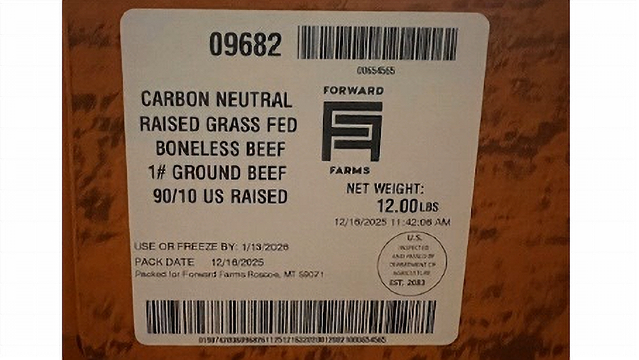 Forward Farms ground beef recalled, possible E. coli contamination