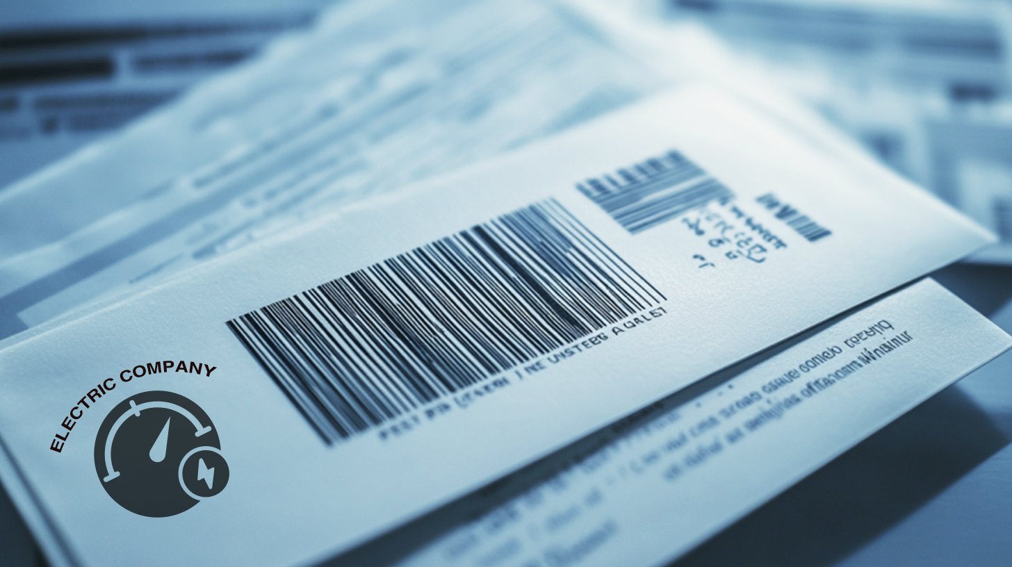 If you get a barcode from your utility company, don’t scan it