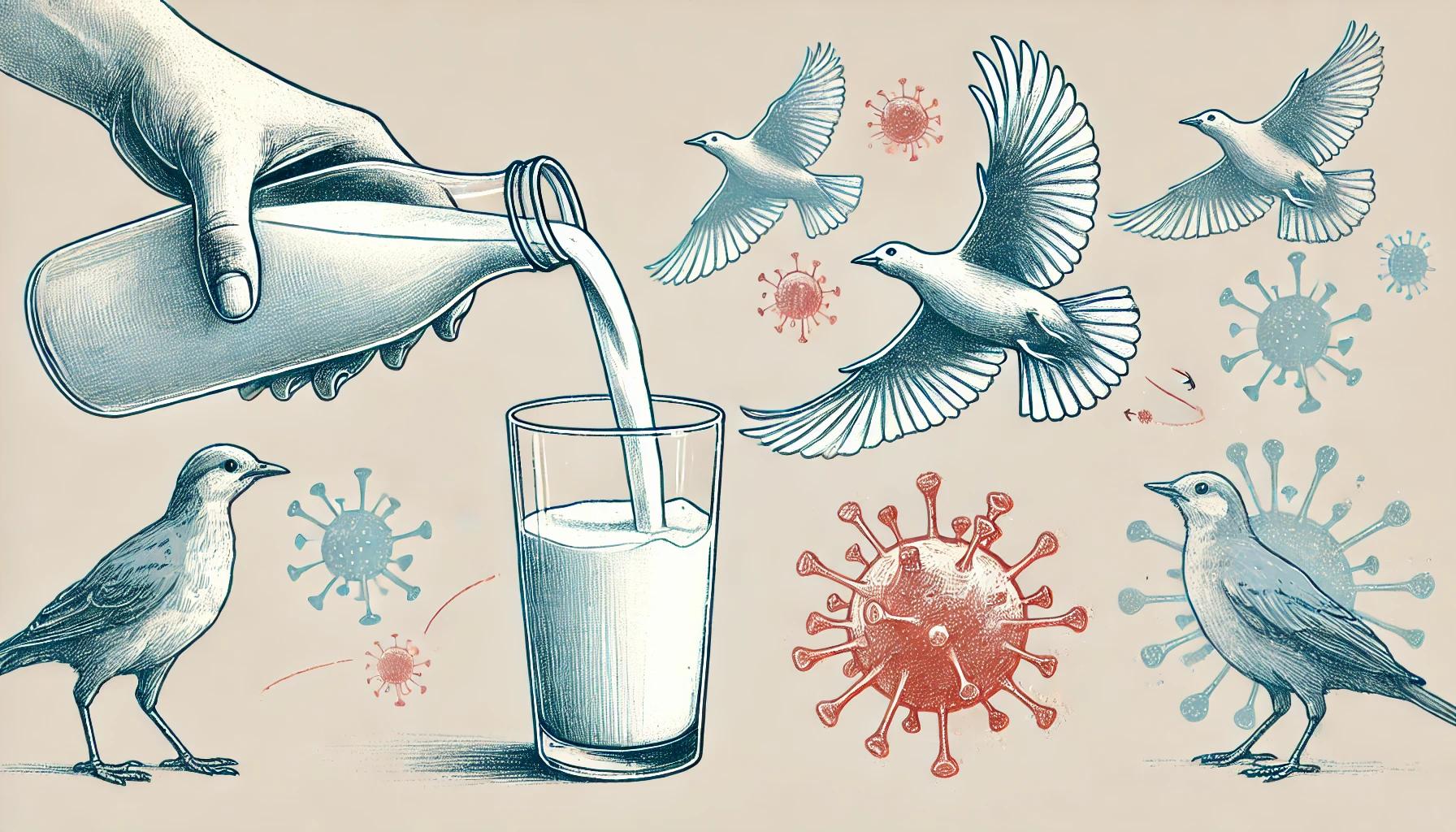 'Broad recall' of raw milk in California after bird flu testing