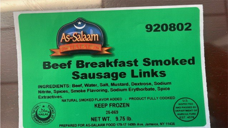 Smith Packing recalls more than 18,000 pounds of meat and poultry products