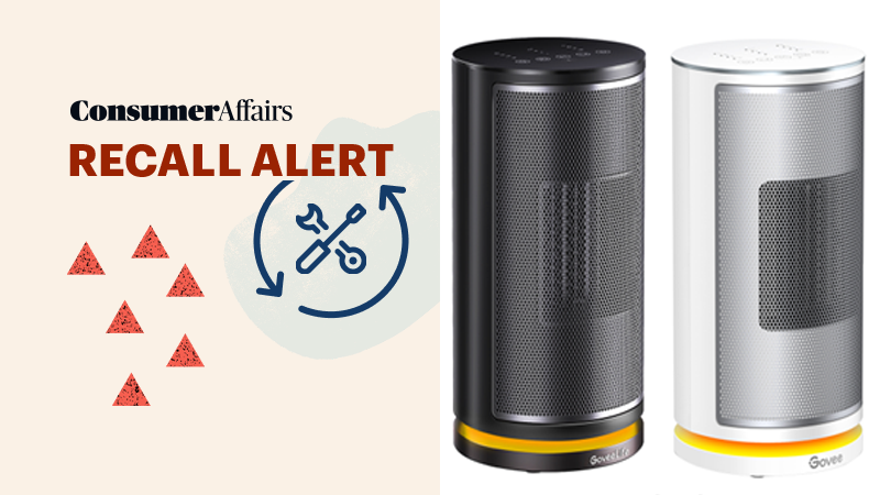 More than 500,000 space heaters recalled due to fire hazard