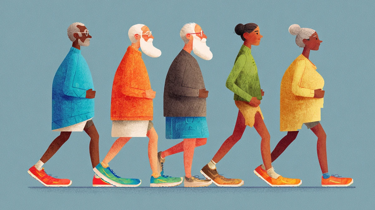 Want to age better? Just walk a little faster, study suggests